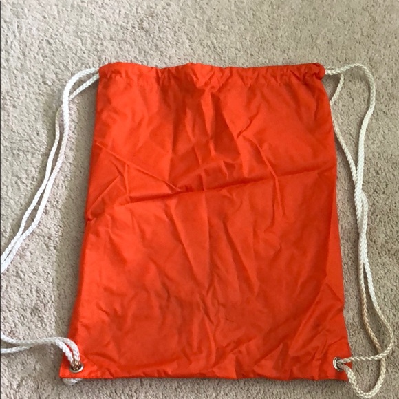 Bags | Uva Orange Drawstring Bag | Poshmark